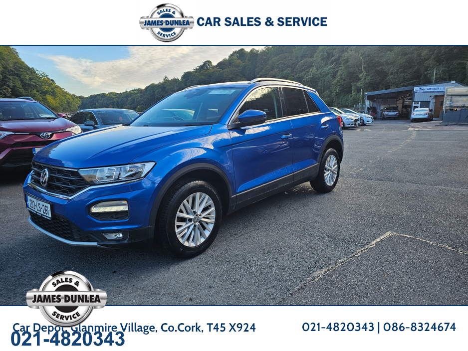 2020 Volkswagen T-Roc 1.5 Petrol from James Dunlea Car Sales Ltd ...
