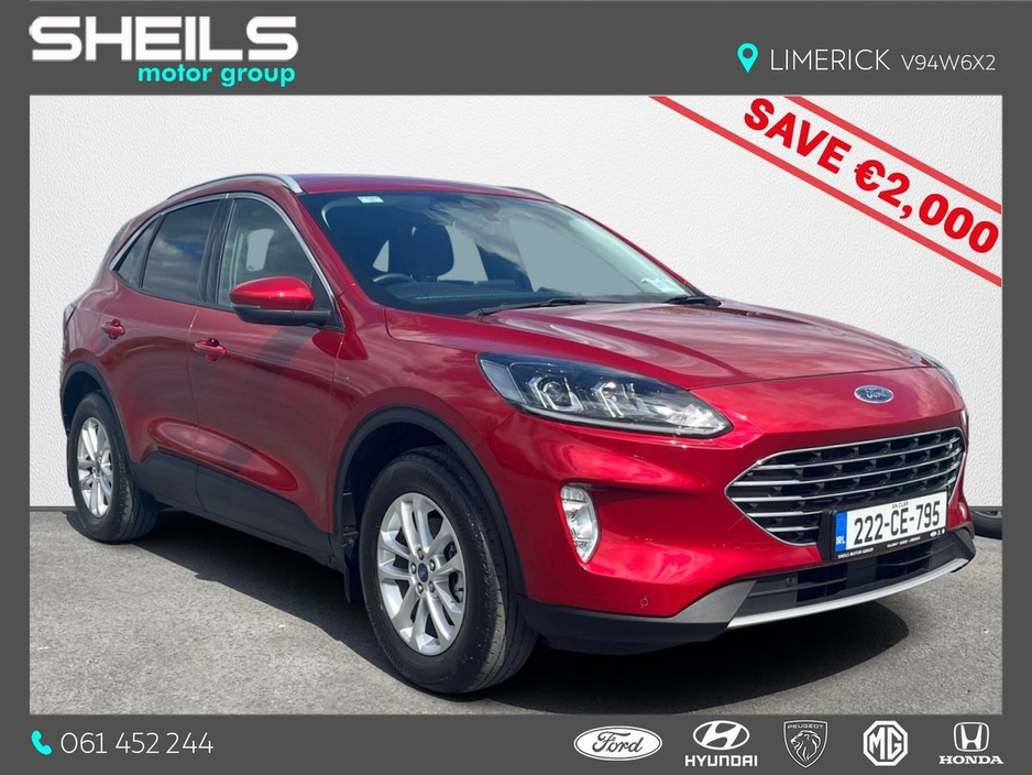 2022 Ford Kuga 2.5 Petrol Plug-in Hybrid from Sheils Of Limerick ...